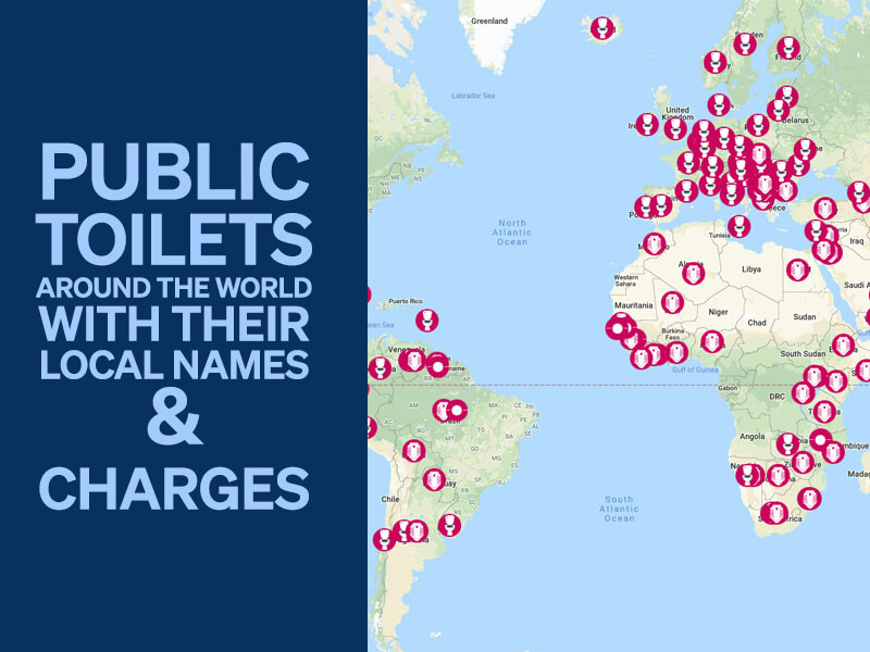 Public Toilet Charges around the World - Toilet Types & Local Names ...