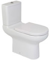 RAK Compact Extended Rimless White Close Coupled WC Set 750mm