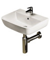 RAK Series 600 1 Tap Hole White Basin 400mm - S60040BAS1