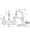 Armitage Shanks Markwik Wall Mounted Mixer Tap | S8210AA