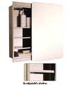 RAK Slide Stainless Steel 500 x 700mm Slider Door Mirror Cabinet