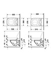 Duravit DuraStyle Wall Mounted SensoWash Toilet