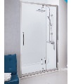 Lakes Classic 1000mm Semi-Frame-less Pivot Door With Integrated In-line ...