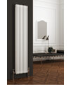 Reina Colona 1800mm High Vertical 3 Column Radiator White - 3/C184.