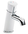 Nuie Round Non Concussive Chrome Mono Basin Mixer Tap - TWS009
