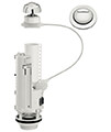 Siamp Optima 50 Dual Flush Valve With Cable And Chrome Button | 32500210