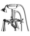 Niagara Bayswater Bath Shower Mixer Tap With Kit Chrome And White - 9132