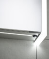 Sensio Ainsley 664 x 700mm Double Door Diffused LED Side Strips Mirror ...