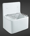 RAK Fireclay Cleaner Sink 520 x 390mm White - CLEANSINK