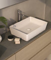 RAK Feeling Rectangular 500 x 360mm Matt White Countertop Basin