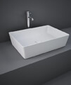 RAK Feeling Rectangular 500 x 360mm Matt White Countertop Basin