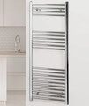 MHS Rads 2 Rails Aldgate Straight Chrome Towel Rail - NALCH-H-080-40