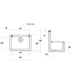 Lecico Atlas Low Or High Back White Cleaner Sink With Legs And Bearers ...