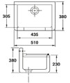 Lecico Atlas Low Or High Back White Cleaner Sink With Legs And Bearers ...