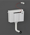 RAK Concealed Cistern For Furniture Complete With Cable Operated Push ...