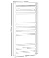 Joseph Miles Grada 600mm Wide Straight Ladder Radiator - BTL-1057.