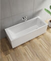 Trojan Solarna 1700 x 750mm Single Ended Encapsulated Baseboard Bath ...