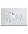 Tavistock Traditional Chrome Dual Flush Plate
